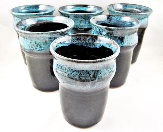 Pottery Beer Pint English pint Craft Beer mug in black and