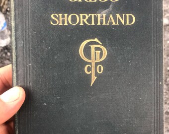 Shorthand book | Etsy
