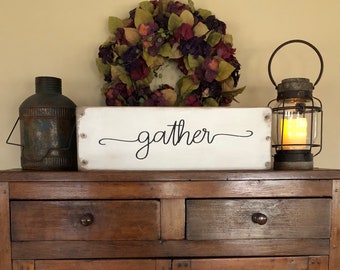 Gathering room sign | Etsy