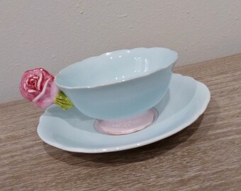 Double handle teacup | Etsy