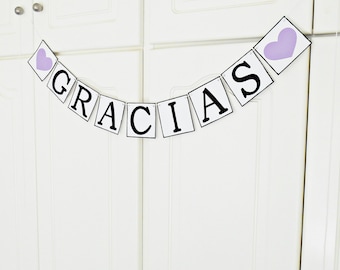 Gracias banner | Etsy
