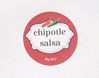 Salsa label | Etsy