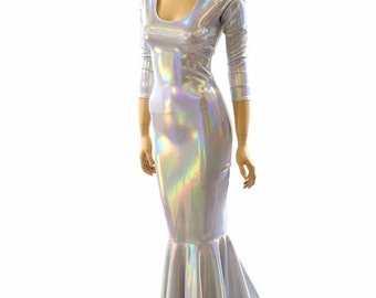 Holographic dress | Etsy