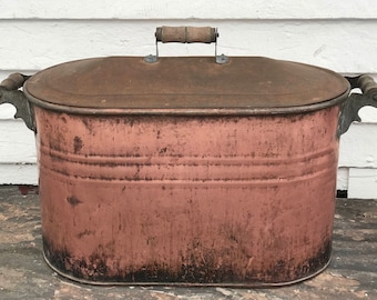 Vintage copper tub | Etsy