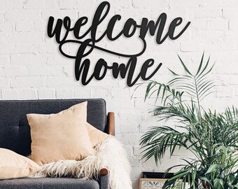 Welcome home art | Etsy