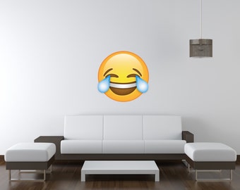 Emoji wall decal | Etsy