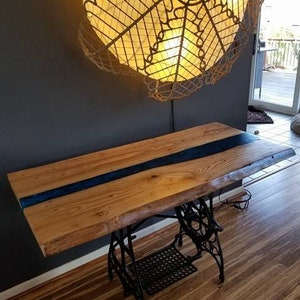 Epoxy river table | Etsy