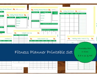 Fitness planner | Etsy