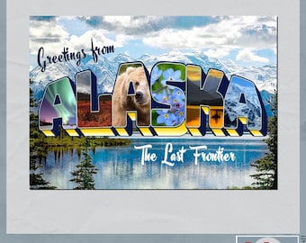 Alaska postcards | Etsy