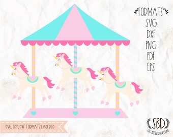 Carousel svg | Etsy