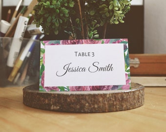 Spring place cards | Etsy