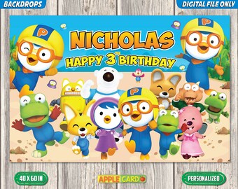 Pororo birthday | Etsy