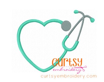 Stethoscope heart | Etsy
