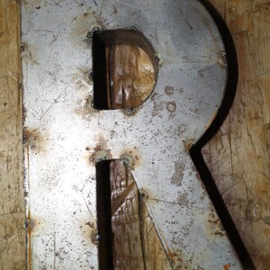 Metal letter r | Etsy