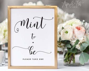 Mint to be sign | Etsy