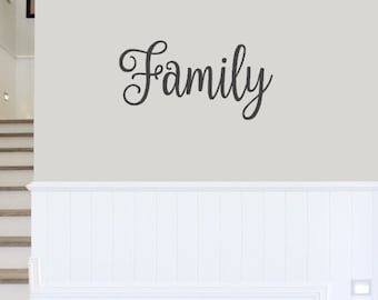 Family wall decal | Etsy