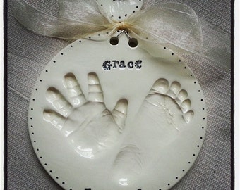Ceramic handprint | Etsy