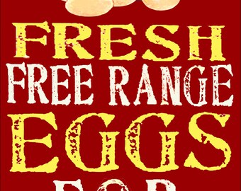 Eggs for sale sign | Etsy