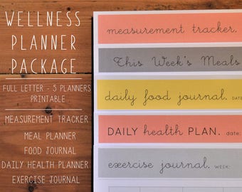 Intuitive Eating Kit / Food Journal Food Diary Meal Planner