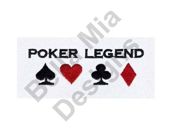 Card Suits Machine Embroidery Design