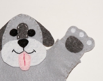 Dog hand puppet | Etsy