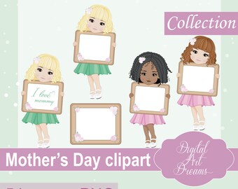 Mothers day clipart | Etsy