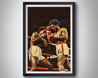 Boxing art | Etsy