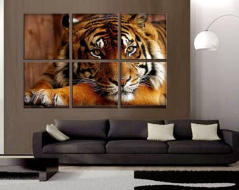 Tiger wall decor | Etsy