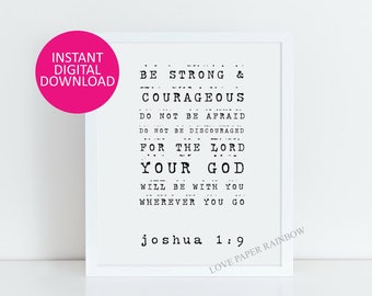 Bible verse print | Etsy