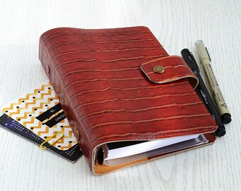 Leather planner | Etsy