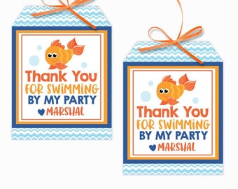 Goldfish tags | Etsy