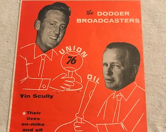 Vin scully | Etsy