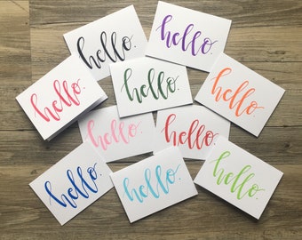 Hand lettered card | Etsy