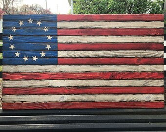 Barn quilt flag | Etsy