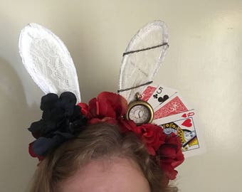 White rabbit costume | Etsy