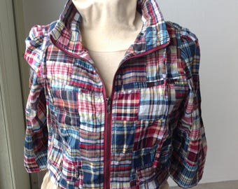 Madras jacket | Etsy