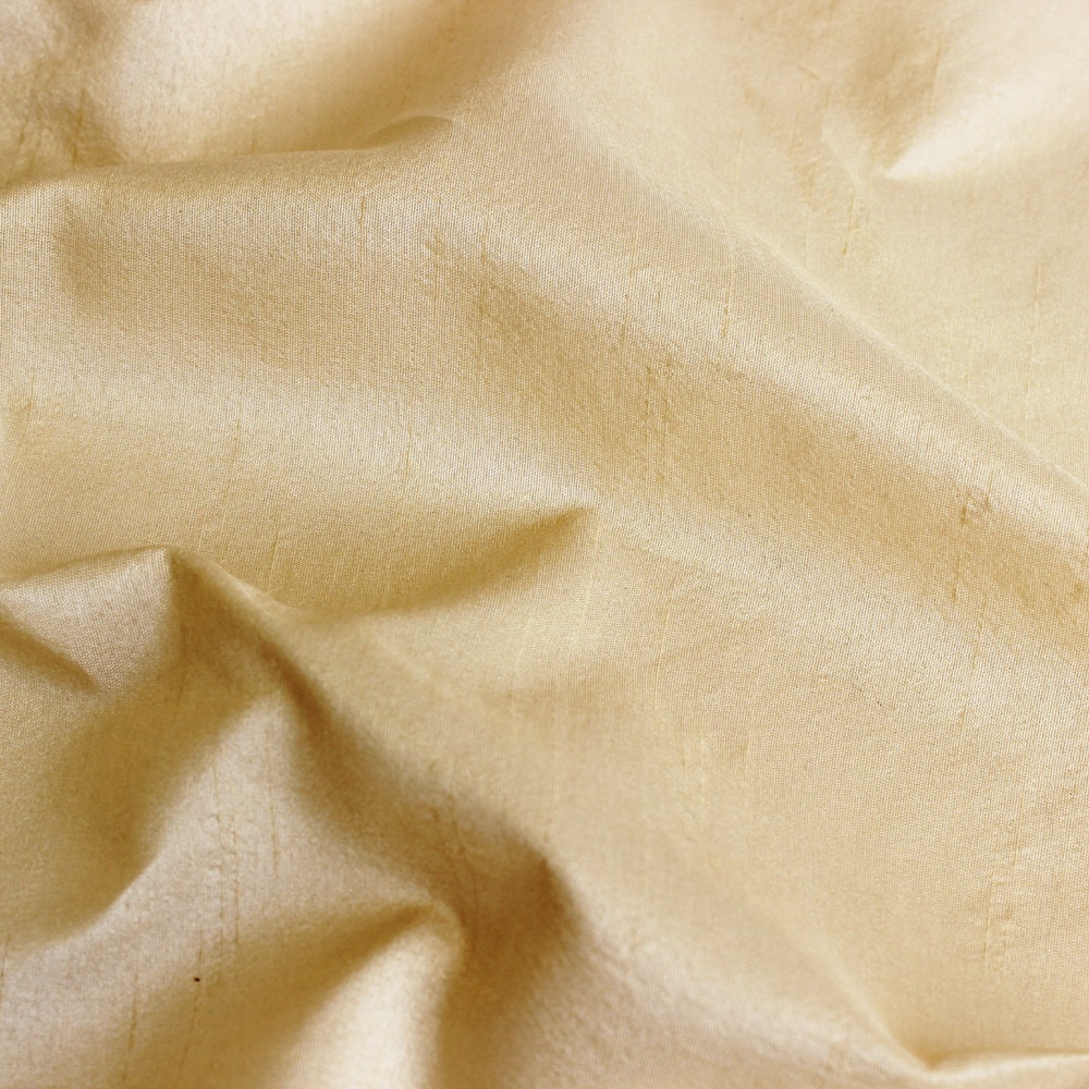 Champagne Art Silk Fabric By The Yard Silk Curtain Fabric