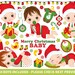 60 Christmas Baby Boys Clipart Vector Christmas Clipart