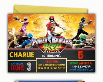 Power rangers banner | Etsy