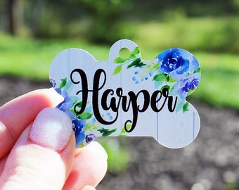 Dog name tags | Etsy