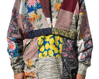 Patched jacket | Etsy