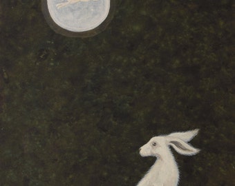 Hare art | Etsy