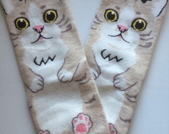 Cat socks | Etsy