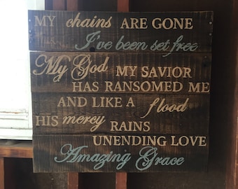 My chains are gone | Etsy