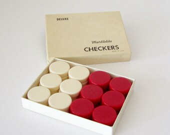 Plastic checkers | Etsy