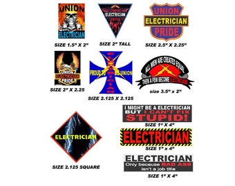 Electrician sticker | Etsy