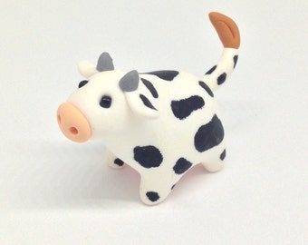 Clay cow | Etsy
