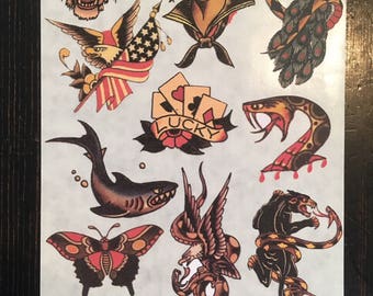 Tattoo flash | Etsy