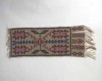 Let's Rock framed beaded panel