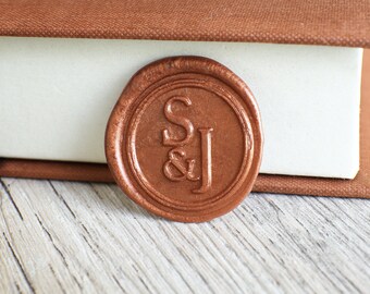 Initial wax seal | Etsy